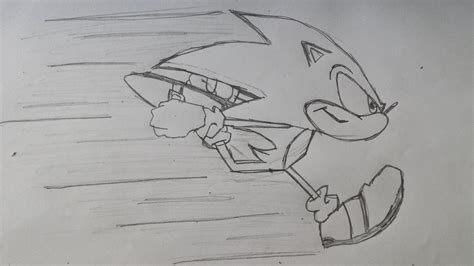 Sonic Runing By Shodowx123 On Deviantart