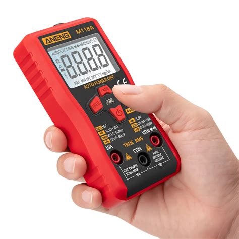ANENG Mini multimètre numérique M118A testeur détecteur test True