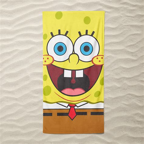 Spongebob Characters Bath Towel Elbenwald