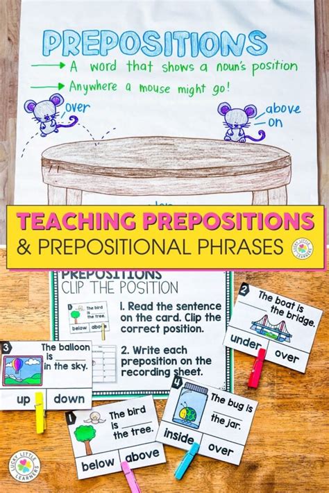 Prepositional Phrase Anchor Chart