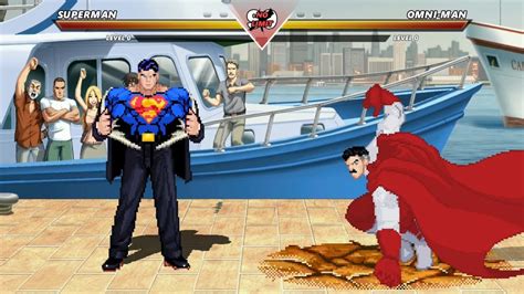 SUPERMAN Vs OMNI MAN Highest Level Amazing Fight YouTube