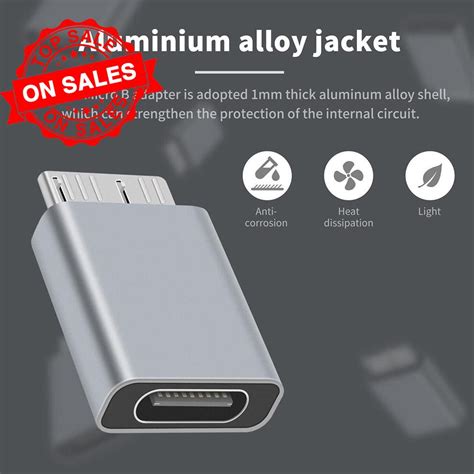 อะแดปเตอร์ Usb C เป็น Micro B Usb30 Type C ตัวเมีย เป็น Micro B ตัวผู้