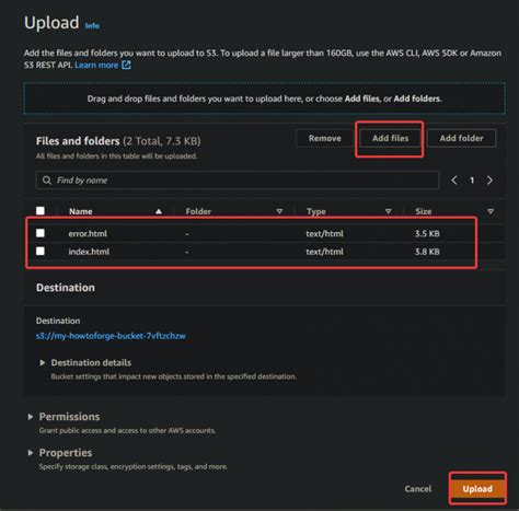 Cómo crear un sitio web estático con Amazon S3 HowtoForge
