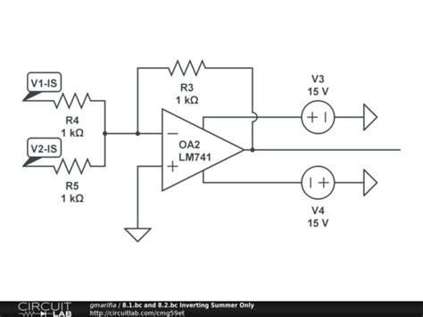 81bc And 82bc Inverting Summer Only Circuitlab