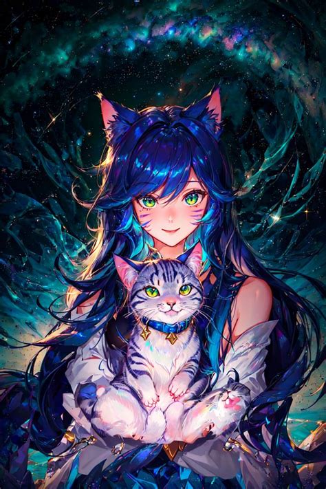Ahriwithapetcat 插画师Rusako的九尾妖狐阿狸插画图片 BoBoPic