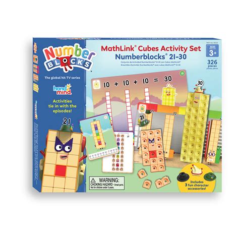 Number Blocks Kit Dactivité Mathlink 21 30 Multi Pour 6999 à La