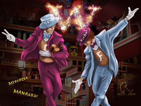 Artstation Fred And George Фред и Джордж