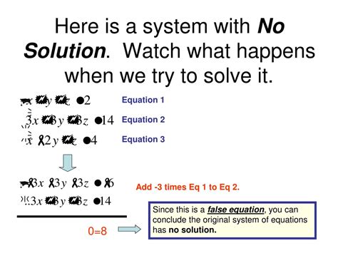 PPT Solving Systems Of Linear Equations In Three Variables PowerPoint Presentation ID