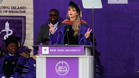 Taylor Swift Addresses Class Of 2022 In Heartfelt Nyu Commencement