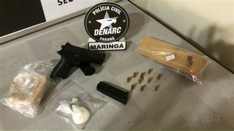 Dois homens são presos em operação da Denarc contra tráfico de drogas no norte do Paraná Norte