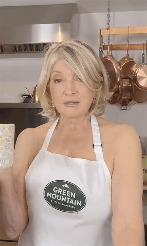 Martha Stewart 81 Goes Topless To Promote Coffee Brand