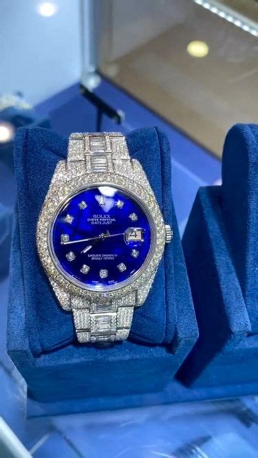 Iced Out Oyster Perpetual Datejust Rolex Watches Watches For Men Luxury Watches For Men