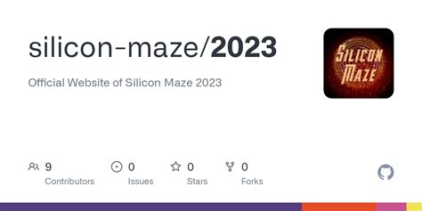 GitHub Silicon Maze 2023 Official Website Of Silicon Maze 2023
