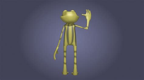 3d Cartoon Frog Model Turbosquid 1471588
