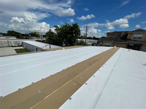 Tpo Metal Retrofit Roof Installation Houston Hhh Roofing And Construction