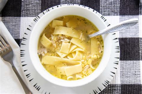 Chicken Corn Noodle Soup Recipe A Mennonite Classic Small Town Scratch