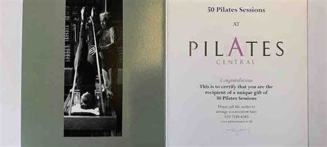 Pilates Central T Vouchers Pilates Central