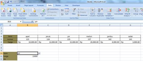 Rumus Hlookup Pada Ms Excel Danhouse