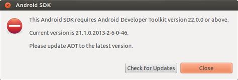 Android Er Android Sdk Tools Update Rev 22