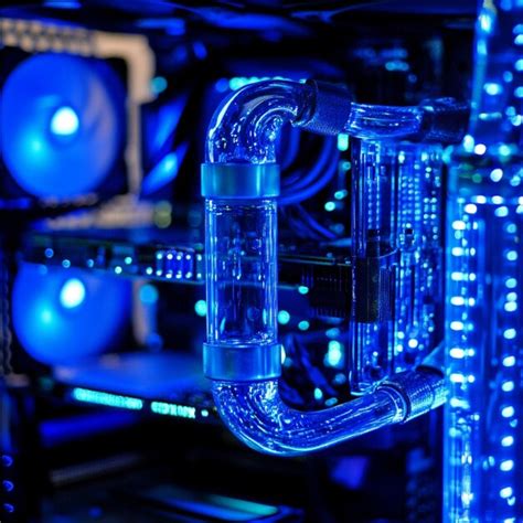 Overclocking A Custombuilt Pc With Monitoring Software Showing