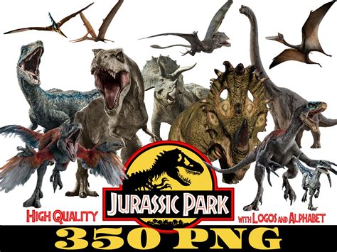 Jurassic Park Png Clip Art Collection Jurassic World Png Etsy España