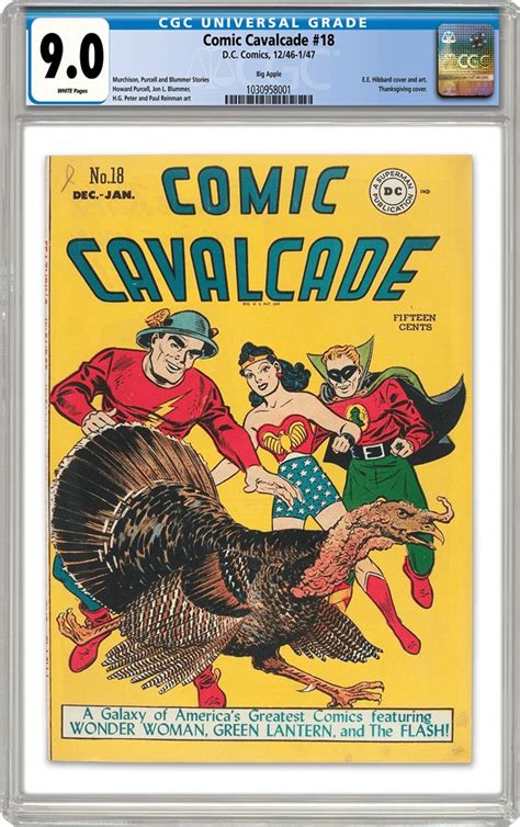 Cgc Featured Comic Of The Month Comic Cavalcade 18 Cgc