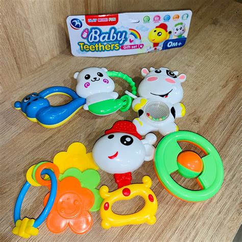 Lot De 6 Hochets De Dentition Dlay Lesjouets Ma