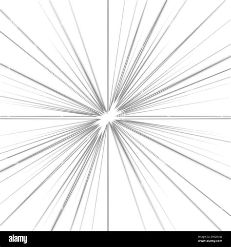 Digitally Rendered Light Effect Rays Flash Radiance Of Star Or Sun