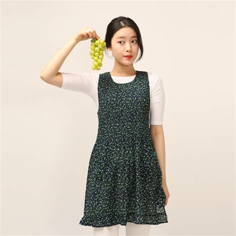 예쁜앞치마 쉬폰 주방 어린이집 유치원 여름 사계절 망사 앞치마 티몬