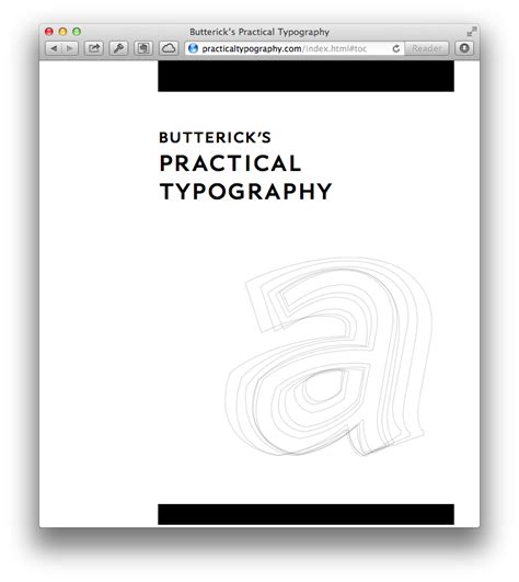 Practical Typography — The Worlds Most Impressive Online Ebook Techinch