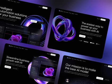 Gpt X Ai Webflow Template On Behance