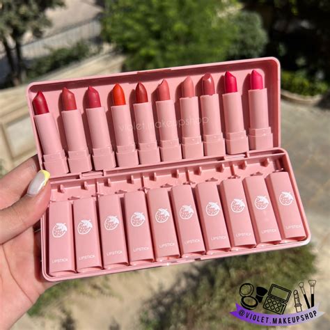 ویولت شاپ پک رژ لب جامد مینی توت فرنگی