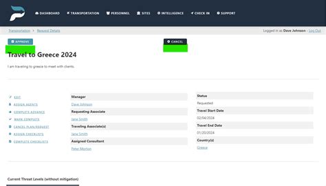 Managing Plans Requests — Morton Executive Decisions