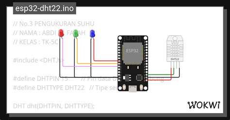 No3 Pengukuran Suhu Abdi Al Fatah Tk 5c Wokwi Esp32 Stm32 Arduino Simulator