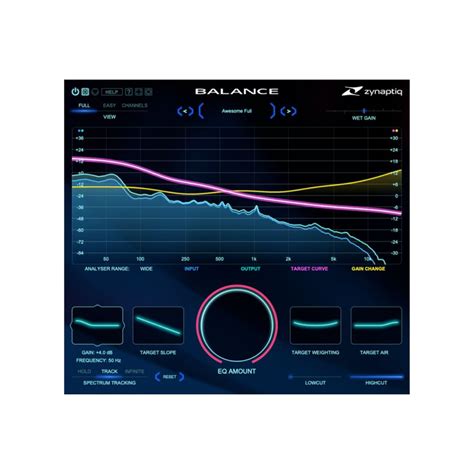 Zynaptiq Balance Equalizer Plugin