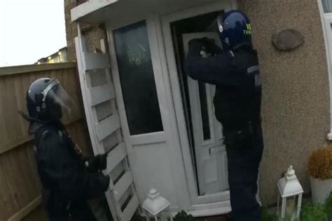 Suspected Class A Drugs Cash And Weapons Seized After Police Warrants