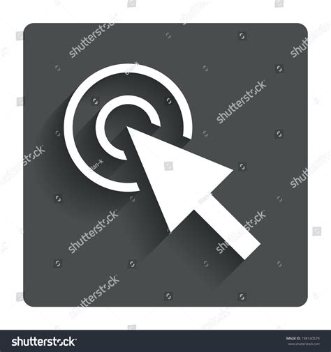 mouse cursor sign icon pointer symbol stock vector royalty free