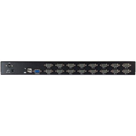 StarTech Com 8 Port 1U Rackmount USB KVM Switch Kit With OSD And Cables SV831DUSBUK Product