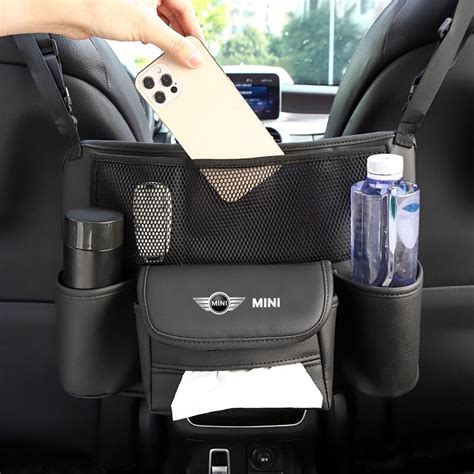 자동차 뒷좌석 뒷좌석 정리함 자동차 트렁크 보관 가방 미니 쿠퍼 원 S R50 R53 R56 R60 F용 대용량 뒷좌석 포켓 메쉬 Aliexpress