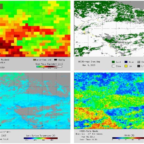 Pdf Use Of Satellite Derived Data For Characterization Of Snow Cover And Simulation Of