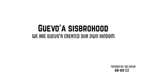 𝐆𝐔𝐄𝐕𝐎𝐀 𝐒𝐈𝐒𝐁𝐑𝐎𝐇𝐎𝐎𝐃