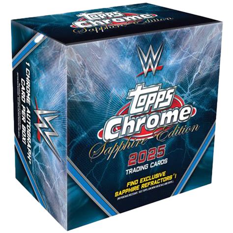 2025 Topps Chrome Sapphire Wwe Cardsmiths Breaks