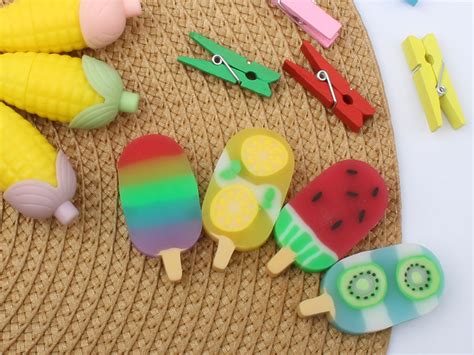 پاک کن فانتزی بستنی 4عددی