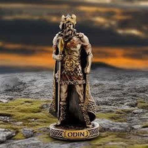 Figurine Bronzed Mini Odin Buy Online In Ireland Natural Health Store