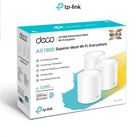 Jual TP LINK DECO X20 3 PACK AX1800 Whole Home Mesh Wi Fi 6 System Shopee Indonesia