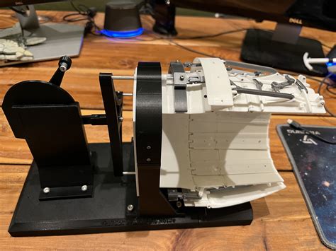 3d Print Of Variable Nozzle For Jet Engine Full Link Type By Dalewilley