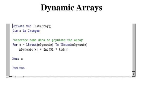 Ppt Understanding Control And Variable Arrays In Programming