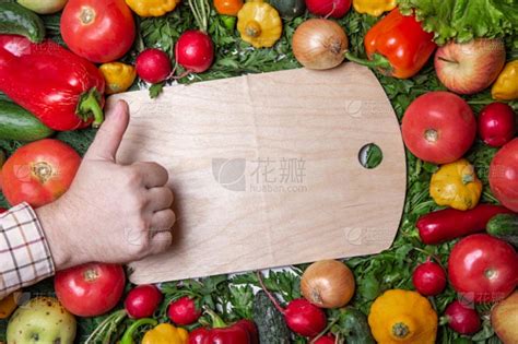 蔬菜 水果 木制 生食 健康食物 概念 标志 男人 中心 做素材 花瓣网