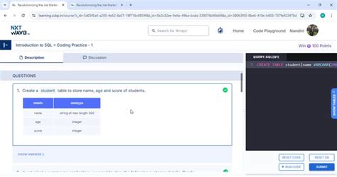 nandini kharatmal on linkedin sql 50daysofcode ccbp