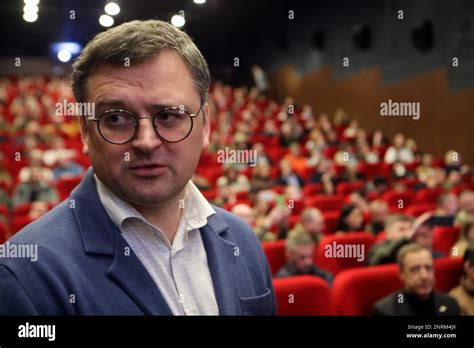 Kyiv Ukraine February 26 2023 Minister Of Foreign Affairs Of
